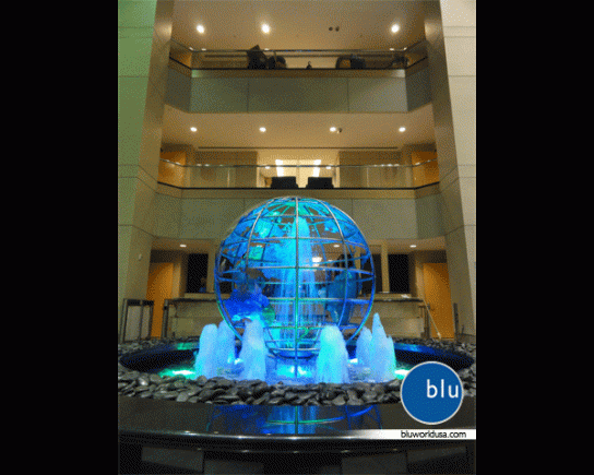 #545 - Custom Water Feature Design for GDS Interior Architecture - Bluworld