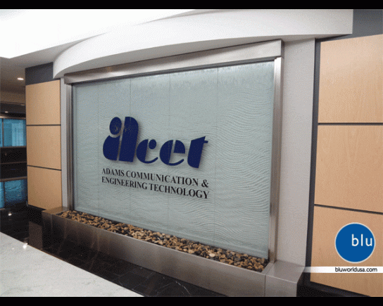 #18 - Interior Waterfall for Adams Communication & Engineering ...